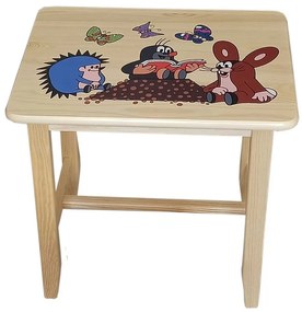 Dětský dřevěný stůl krtek