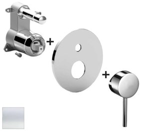 Paffoni Light - Baterie pod omítku pro 2 spotřebiče, bílá mat LIGBOX015BO/M