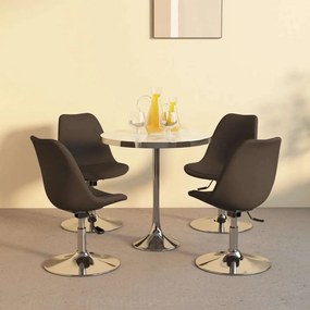 vidaXL Otočné jídelní židle 4 ks textil [338327] Barva: Fialová