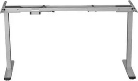Powerton Rám stolu šedá / Elektricky nastavitelná výška / 72 až 120 cm