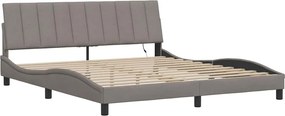 Rám postele bez matrace Hanko taupe 180 x 200 cm textil 3310479