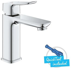 Grohe Dice - Umyvadlová baterie s výpustí Push-Open, chrom 1018330000