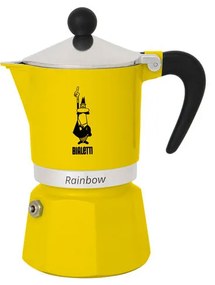 Bialetti Moka kávovar Rainbow na 3 šálky žlutá