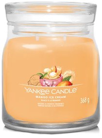 Yankee Candle vonná svíčka Signature ve skle střední Mango Ice Cream 368g