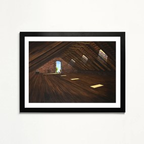 Štěpán Jirák | Čtenář Rám: Černý, Velikost: 40 x 60 cm