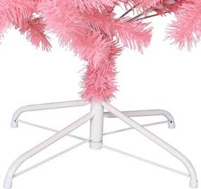 Umělý vánoční stromek se stojanem růžový 180 cm PVC 320998