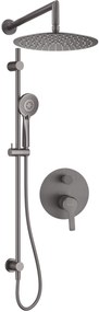Deante Concealed shower set, with sliding bar - with shower head