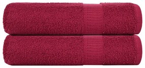 Ručníky FROGN 2 ks bordó 100x150 cm 360 g/m² 136740