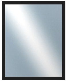 DANTIK - Zarámované zrcadlo - rozměr s rámem cca 40x50 cm z lišty PERLA černá lesklá vysoká (2548)