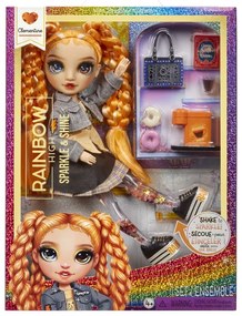 Rainbow High Sparkle & Shine Fashion panenka - Clementine (Orang