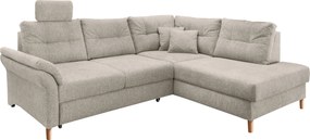 XXXLutz ROHOVÁ SEDAČKA, textil, béžová Livetastic - Sedací soupravy - 002310012742