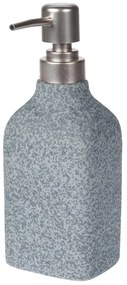 Dávkovač mýdla Stone, šedá/s prvky v barvě nerez, 260 ml