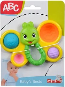 SIMBA Chrastítko ABC Motýlek / plast / 14 cm / od 10 měsíců