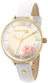 Dámské luxusní designové hodinky SUNDAY ROSE Spirit TEA ROSE LEATHER SUN-S15