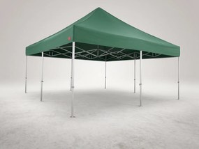Rozkládací stan 5×5 m – hliníkový hexagon profi, Černá