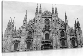 Obraz katedrála v Miláně v černobílém provedení Varianta: 60x40