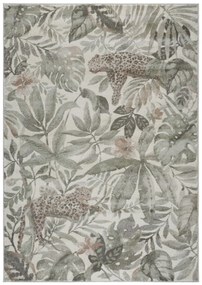 ELLE Decoration koberce AKCE: 80x150 cm Kusový koberec Botanical 103902 Cream/Green/Copperbrown z kolekce Elle - 80x150 cm