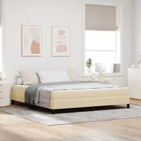 Postel s boxspringem Krémová 180 x 200 cm textil 3398512