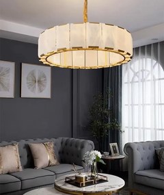 Toolight Toolight, stropní svítidlo 60cm 6xE14, APP1797-8CP, zlatá matná, OSW-04569