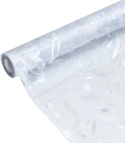 Okenní fólie matná květinový vzor 90 x 500 cm PVC 155849