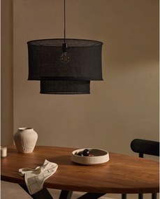 Černé stínidlo ø 60 cm Mariela – Kave Home