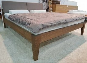 Designová postel Postelia THÉRA Buk 200x220cm - dřevěná postel z masivu o šíři 4 cm