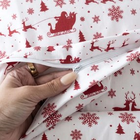 Flanelové povlečení Santa Claus EMI