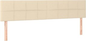Box spring postel s matrací krémová 160x200 cm textil 3126258