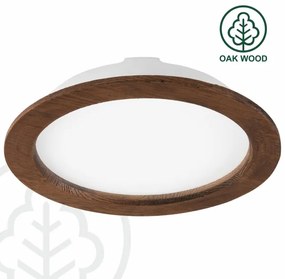 LED Podhledové svítidlo WOODY SPOT LED/23,5W/230V 4000K třešeň pr. 23,5 cm
