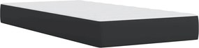 Box spring postel s matrací černá 90x190 cm umělá kůže 3290700