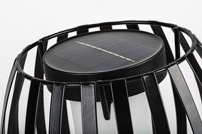 Rabalux Černá LED solární zahradní lampa Savoca 1W 77167