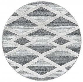 Ayyildiz Kusový koberec PISA 4709, kulatý, Šedá Rozměr koberce: 120 cm KRUH
