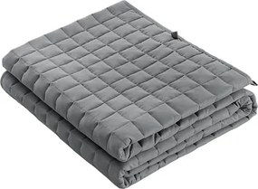 Zátěžová přikrývka antistresová 9 kg Rebel RBA-6014, 150 x 200 cm, šedá
