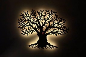 Li-Go "Olivovník" světelný strom 230V 80x62cm provedení povrchu: dub světlý