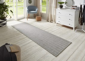 BT Carpet - Hanse Home koberce Běhoun Nature 104268 Grey ROZMĚR: 80x450