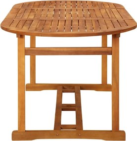 Zahradní jídelní stůl 180 x 90 x 75 cm masivní akáciové dřevo 315948