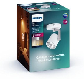 LED Bodové svítidlo Philips Byrl 50671/31/P0 s funkcí SceneSwitch bílé