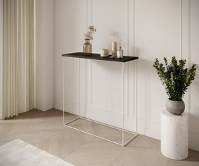 ADRK Konzolový stolek MILAN W-B 80, černá/bílá