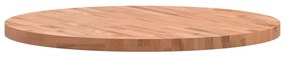 Stolní deska Ø 90 x 4 cm kulatá masivní bukové dřevo,  355947