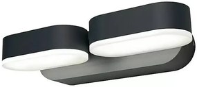 Venkovní nástěnné LED svítidlo Ledvance Endura Style Mini Spot / 2 lampy / 13 W / 630 lm / teplá bílá / hliník / sklo / IP44 / bílá/šedá