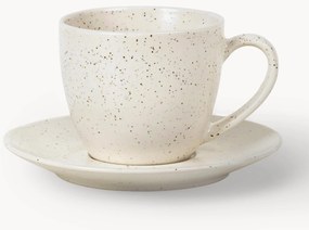 Ručně vyrobený malý šálek na čaj's podšálkem Nordic Vanilla