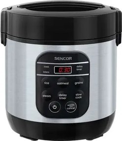 SENCOR SRM 0650SS stříbrná / Rýžovar / 350W / 0.6L