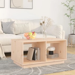 vidaXL Konferenční stolek 80 x 50 x 40 cm masivní borové dřevo [814435] Barva: Šedá