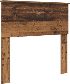 Rám postele s čelo Staré dřevo 75 x 190 cm Kompozitní dřevo 3407947