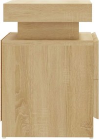 Noční stolek dub sonoma 45 x 35 x 52 cm kompozitní dřevo 326852