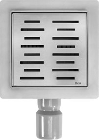 Rea Line, nerezový odtokový žlab 150x150 mm, ocelová, REA-G6205