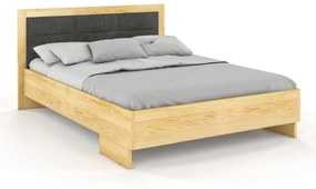 Zvýšená postel s čalouněným čelem - Kalmar - borovice,   ,  140x200 cm