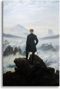 Putovník nad mořem mlhy Reprodukce Caspar David Friedrich Obrazy Krajina