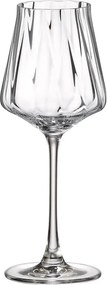 Crystal Bohemia Cettia optic sklenice na víno 370 ml 6 ks