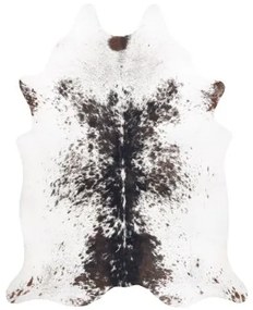 Dywany Luszczow Koberec umělá hovězí kůže G5074-1, bílá hnědá, kůže Rozměr koberce: 155 x 195 cm